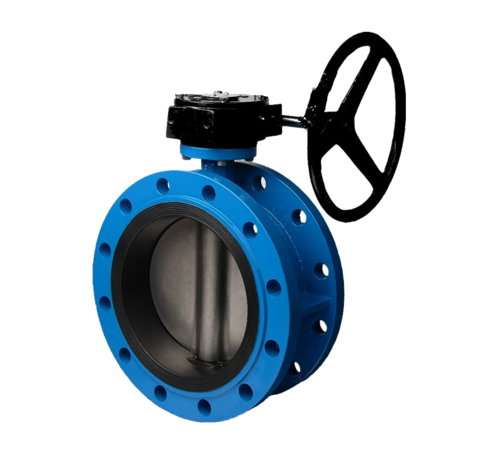 SHIELD Double Flange Butterfly Valve – NAFFCO Flow Control